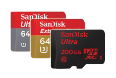 Micro SD & Flash Memory Cards, SDHC, SDXC, SanDisk