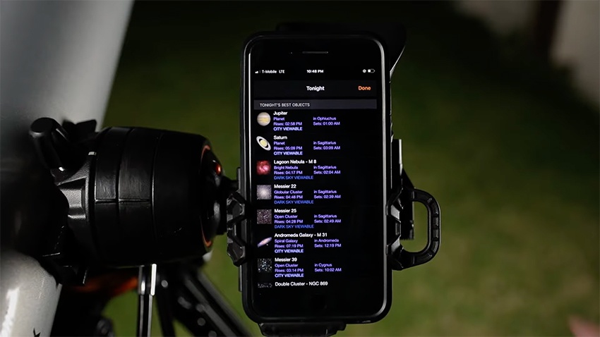 How to use the Celestron StarSense Explorer APP
