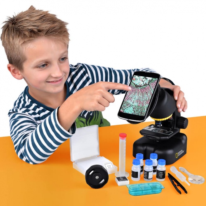 National Geographic 40-640x Microscope With Smartphone Adapter 9119501