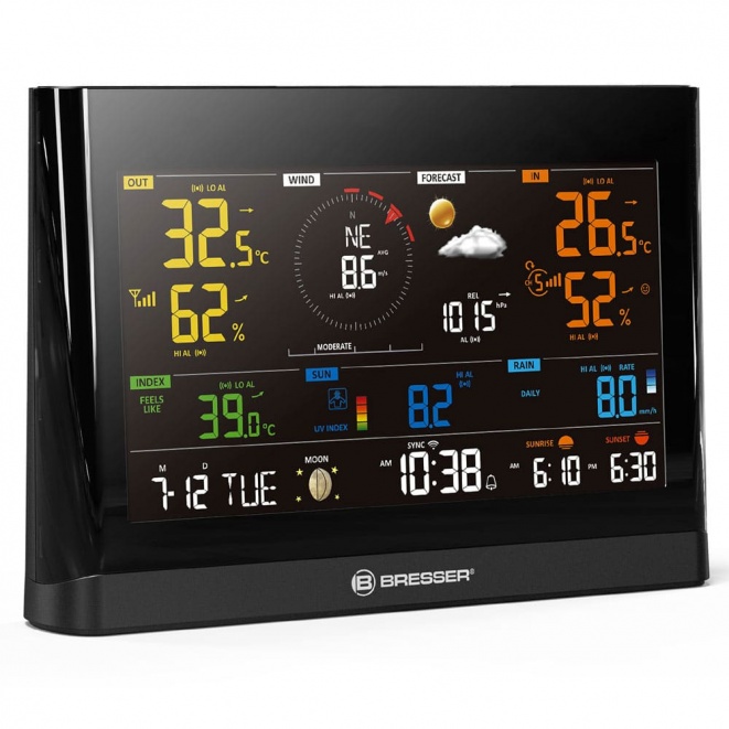 Home Weather Stations | Bresser | National Geographic | Wi-Fi | Remote ...