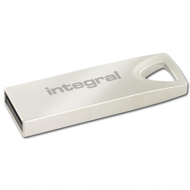 Integral USB 2.0 Arc Flash Drive 64GB - Metal INFD64GBARC