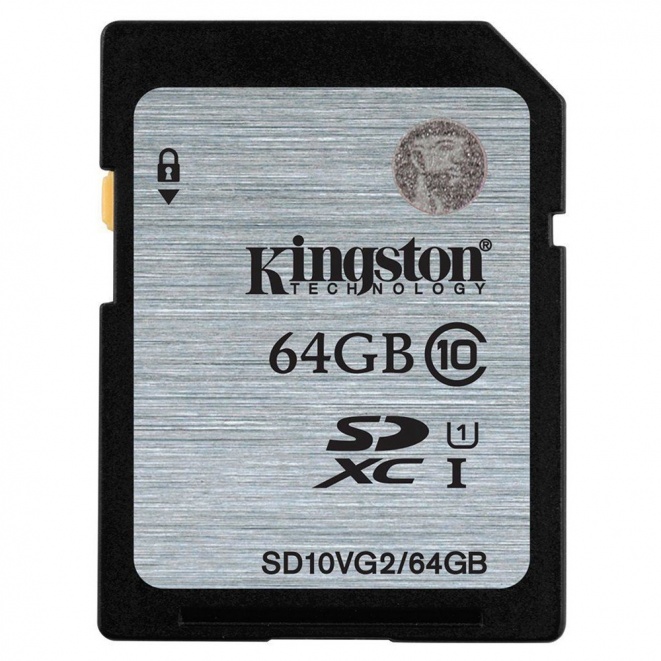 Kingston SDXC Class 10 UHSI Card 64GB SD10VG2/64GB