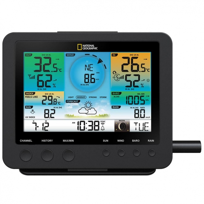 Home Weather Stations | Bresser | National Geographic | Wi-Fi | Remote ...