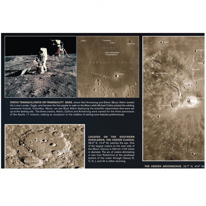 Celestron Observer's Map of the Moon 93704-CGL