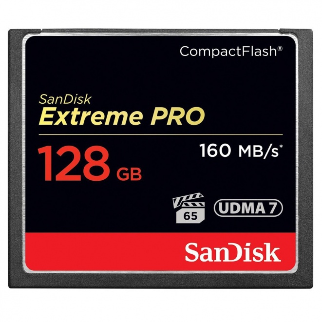 SanDisk Extreme Pro 160MB sec Compact Flash Card 128GB SDCFXPS-128G-X46