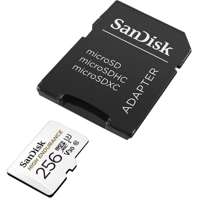 SanDisk High Endurance 100MBs Micro SDXC Card with Adapter 256GB ...