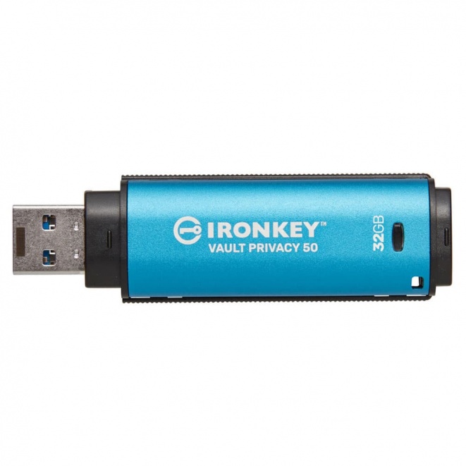 Kingston IronKey Vault Privacy 50 USB Flash Drive XTS AES Encrypted ...