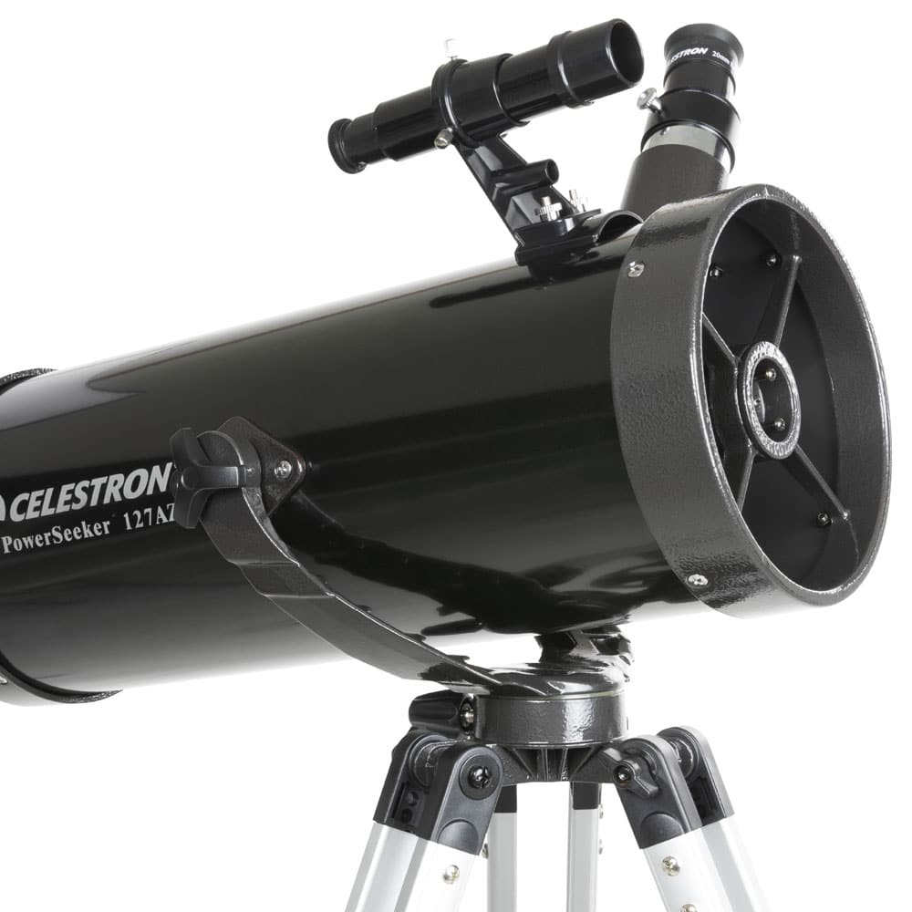 Celestron PowerSeeker 127AZ Telescope with Phone Adapter & Moon Filter