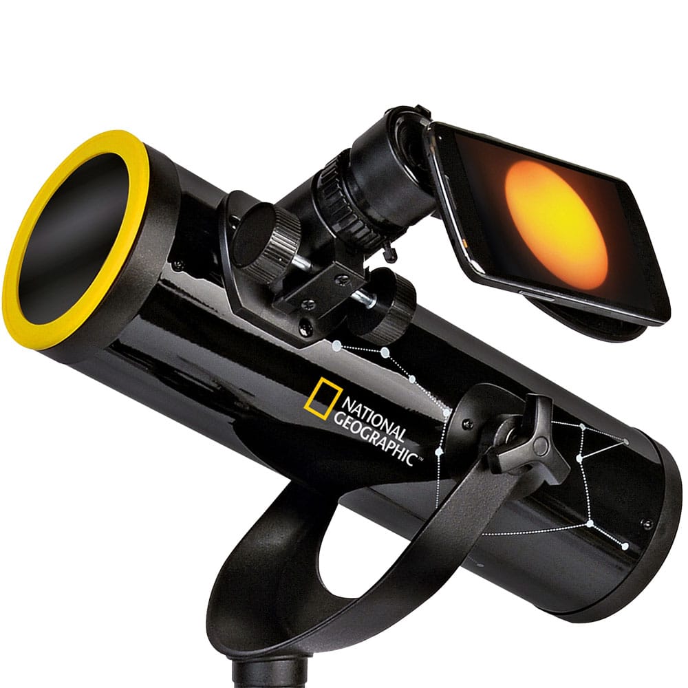 National Geographic 76-350 Newtonian Reflector telescope with Solar ...