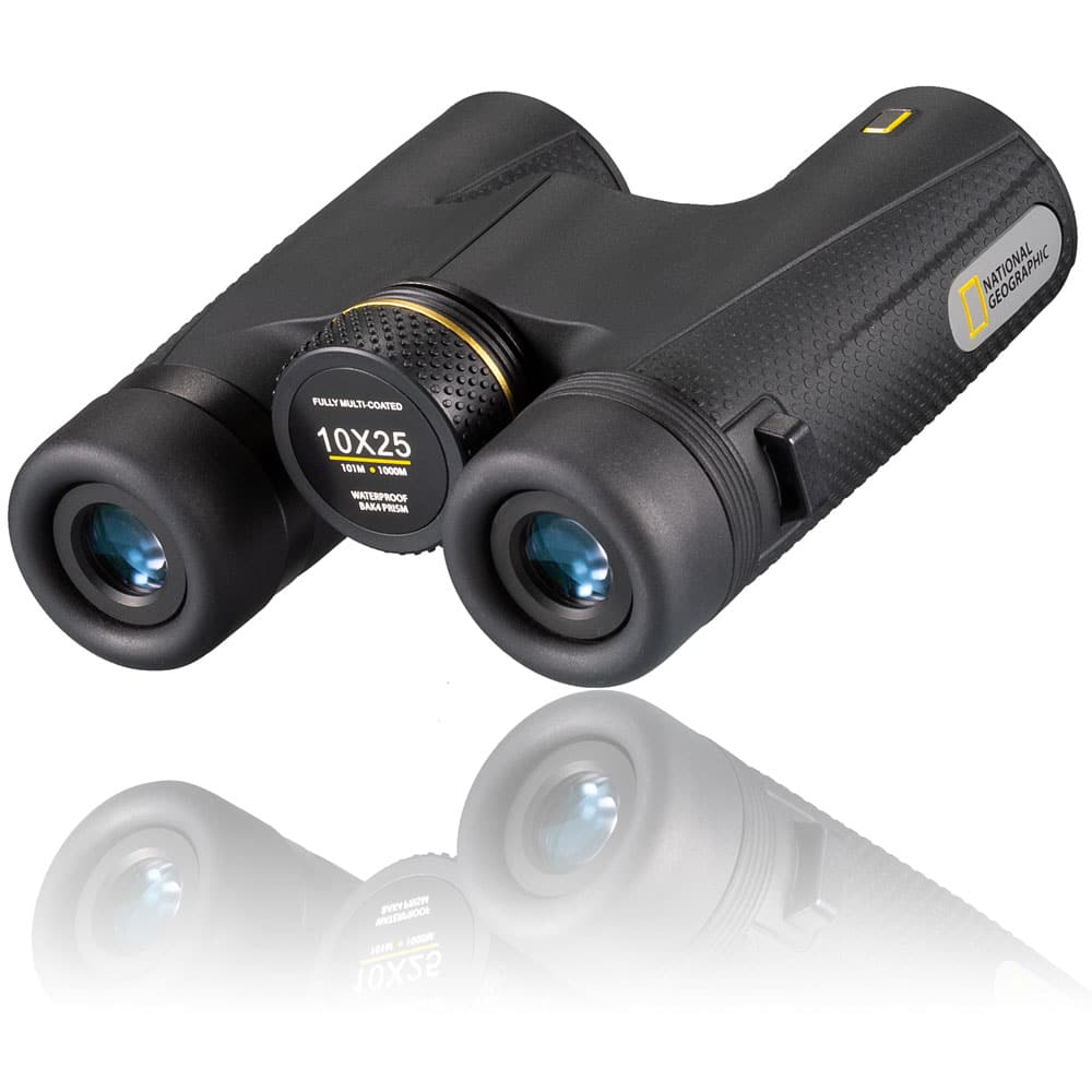 National Geographic Compact Waterproof Pocket 10x25 Binoculars ...