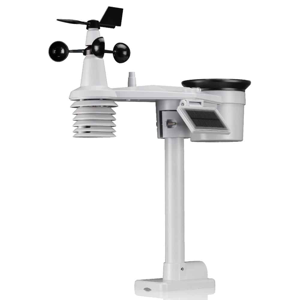 Bresser 7-in-1 Solar Powered Sensor 8-Day 4CAST XL Wi-Fi Weather ...