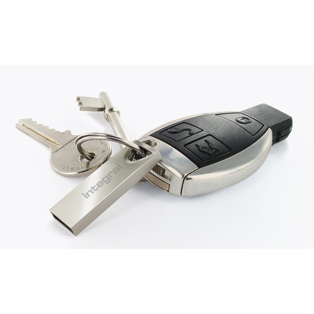 Integral USB 2.0 Arc Flash Drive 64GB - Metal INFD64GBARC