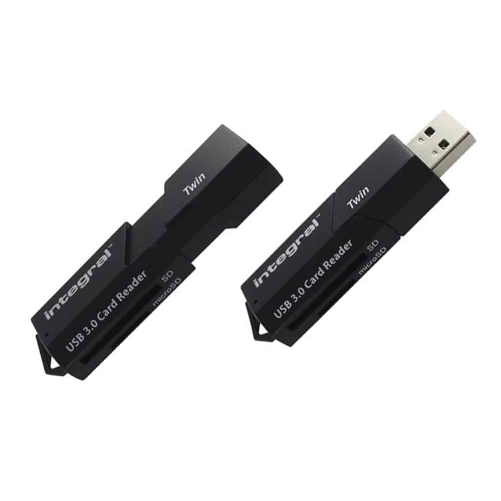 Integral USB 3.0 Twin Dual Slot MicroSD and SD Card Reader| INCRUSB3 ...