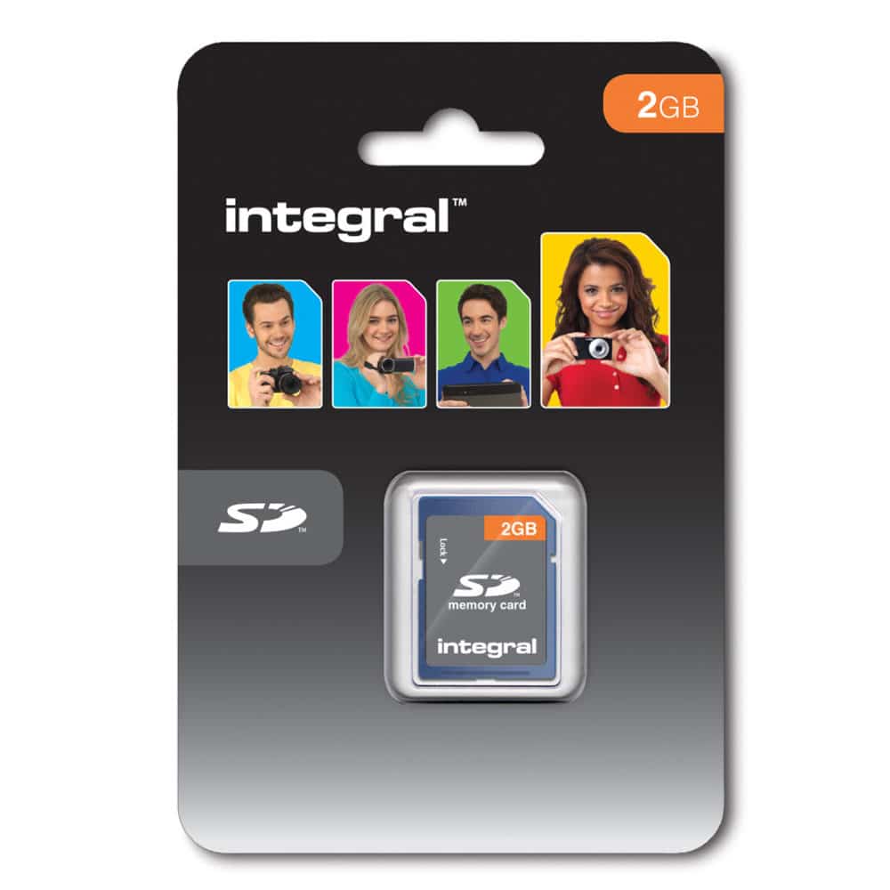 Integral Secure Digital SD Card 2GB INSD2GV2