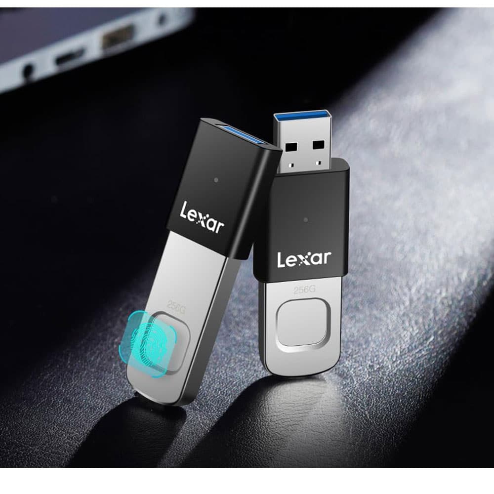 Lexar JumpDrive Fingerprint F35 PRO USB 3.2 Flash Drive 256GB ...