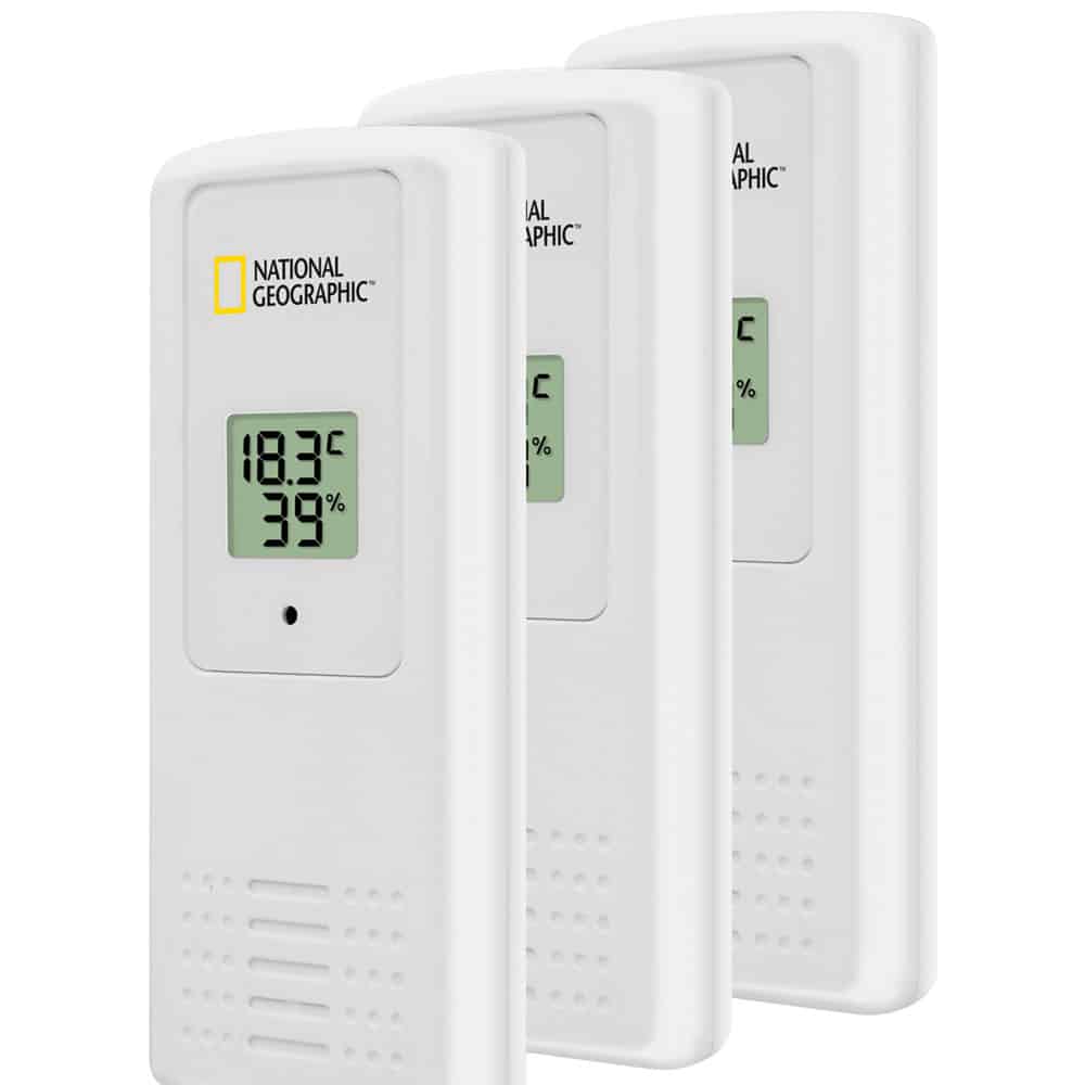 National Geographic Thermo-hygrometer black 4 measurement results 9070200