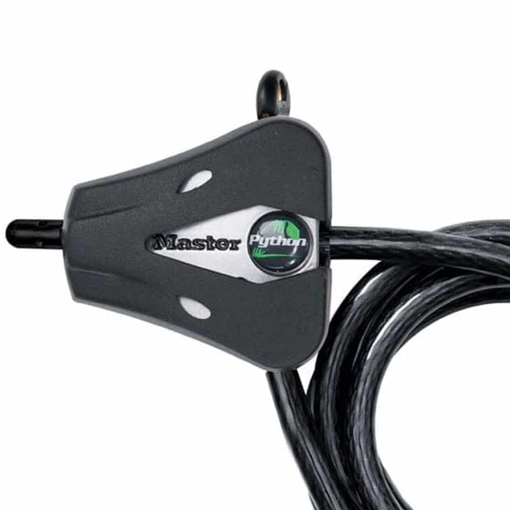 Masterlock 8mm Python Cable Lock|NS-ML-8418EURD|From PicStop