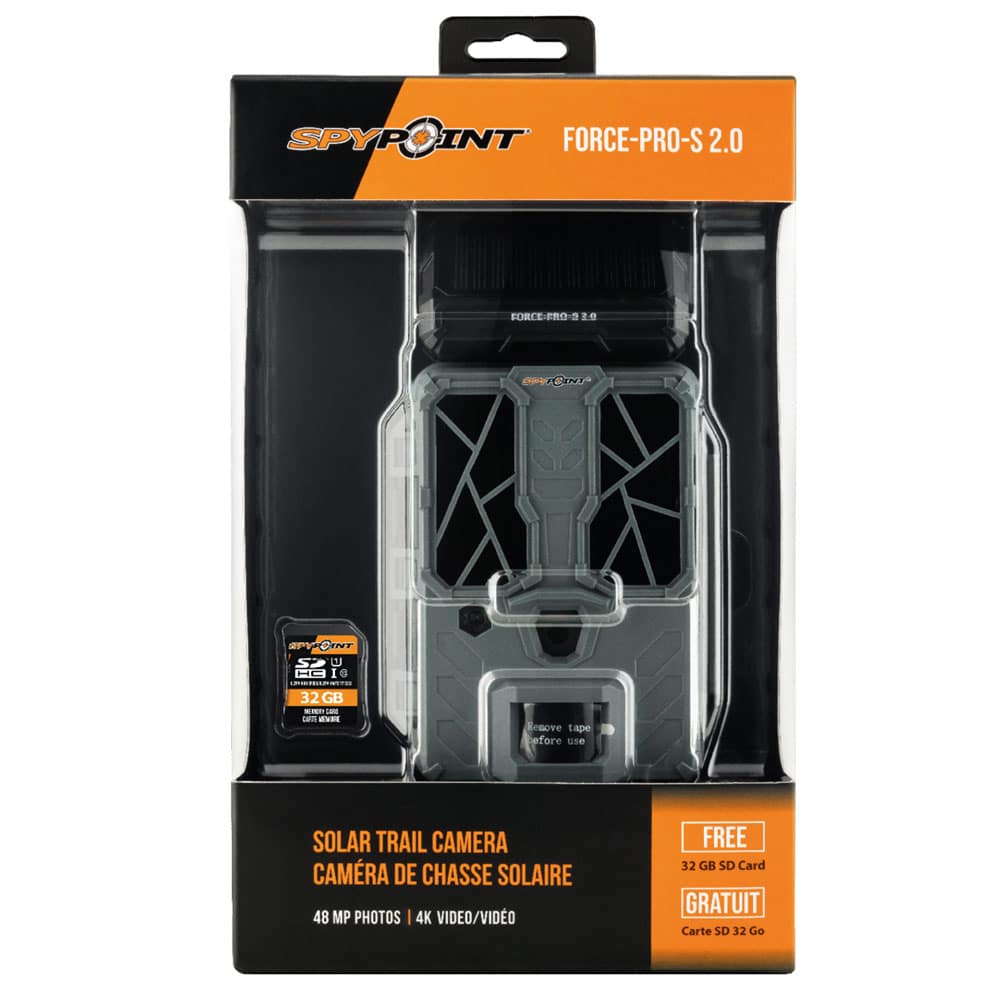 Spypoint Force-Pro S 2.00 Trail Camera & Wildlife Camera in Grey Spy-01858