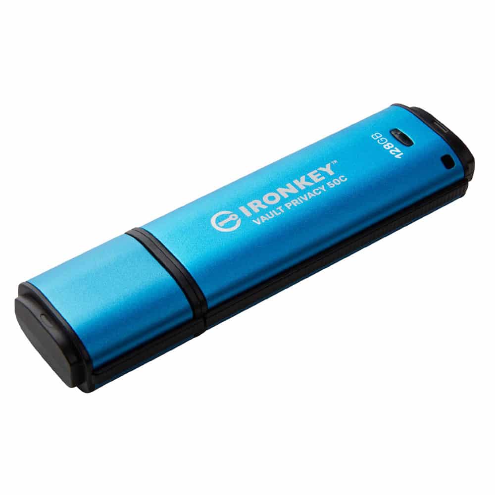 Kingston IronKey Vault Privacy 50 Type-C XTS AES Encrypted USB Flash ...